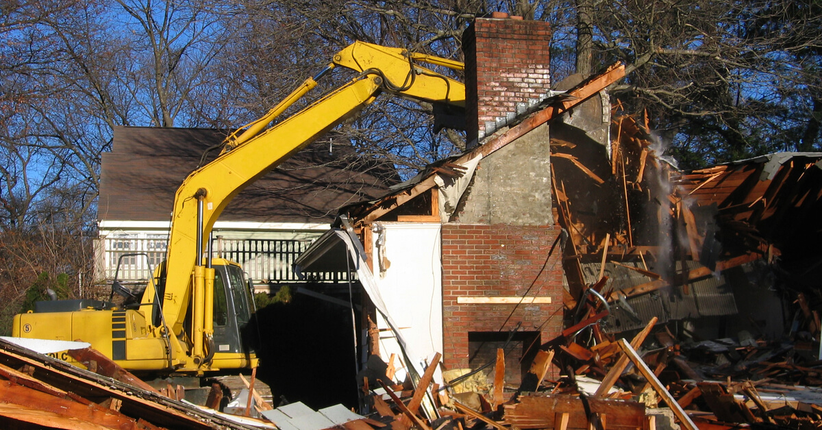 The Steps in Demolishing an Older House - Perry Hood Properties, Inc.